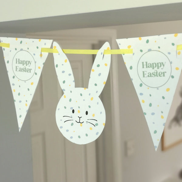 Easter bunting instant download four different designs - Hello Ruth