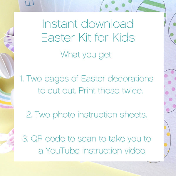 Digital Download Easter Craft Kit For Kids - Hello Ruth