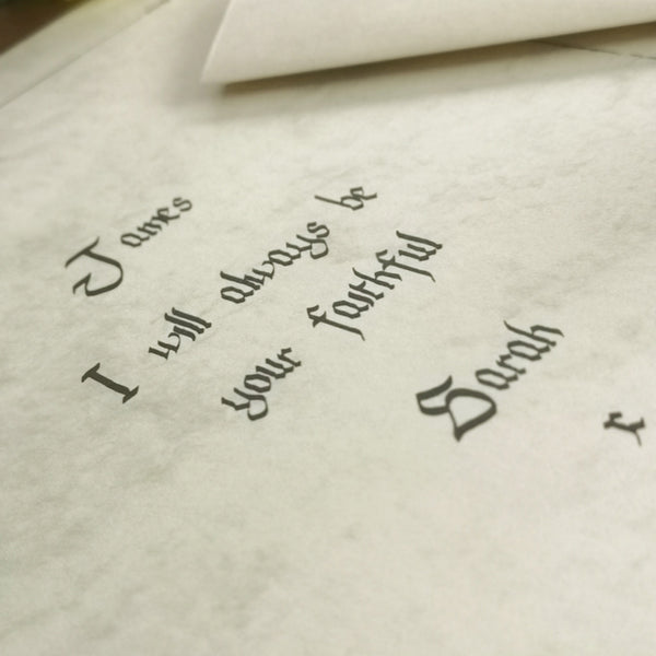 Traitors Style Valentine Faithful Love Letter - Hello Ruth