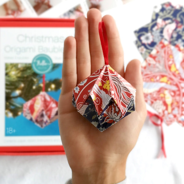 Christmas Origami Bauble Kit - Hello Ruth